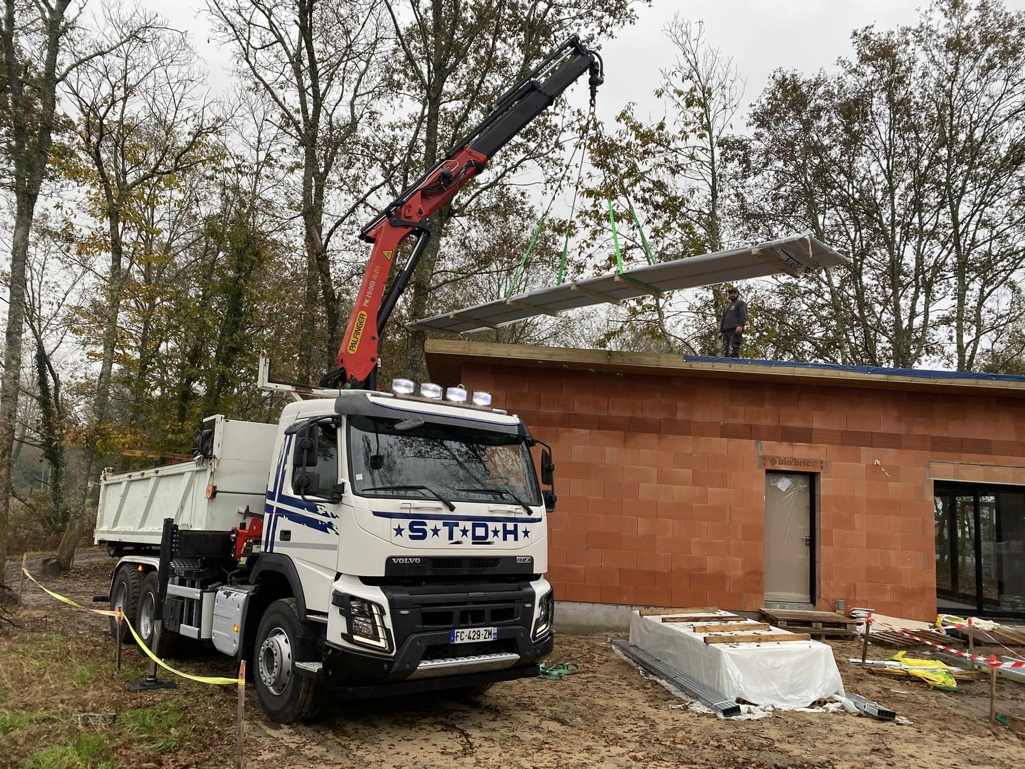 Flockage camion STDH - Enseigniste Dax, Enseigniste cote basque, La Tousche